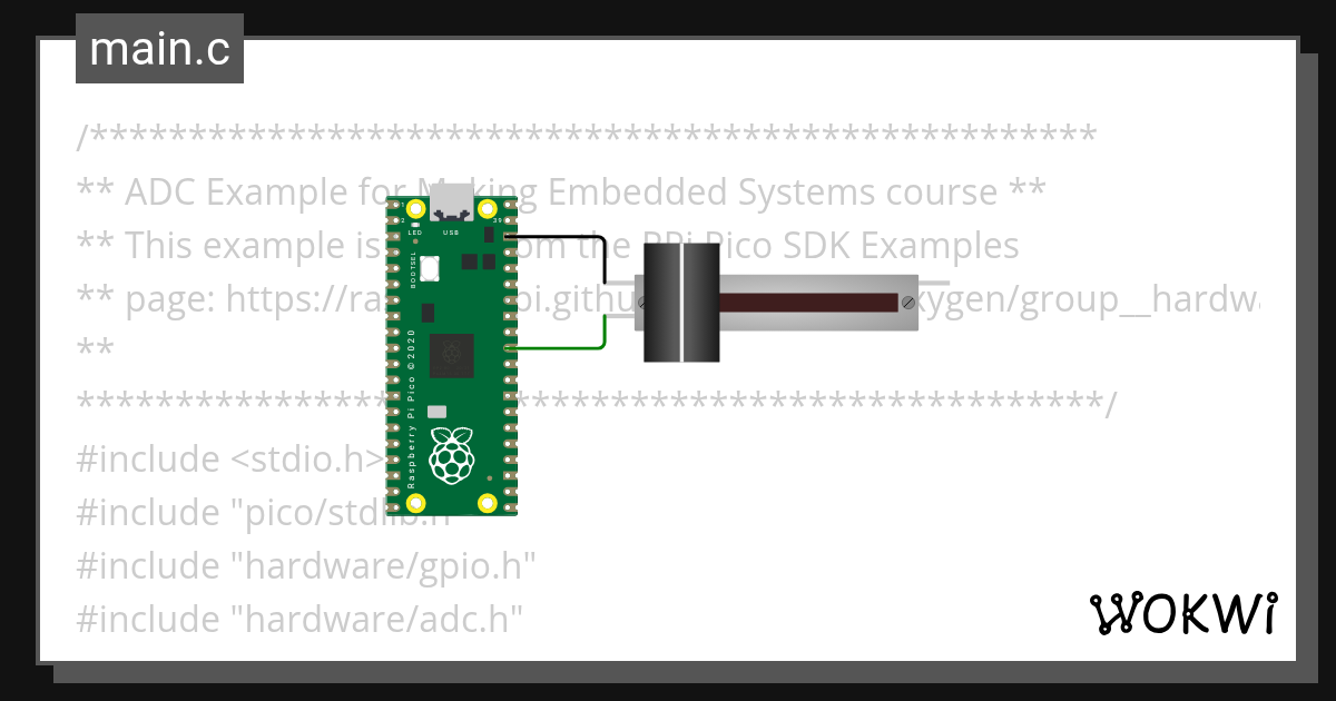 RPi Pico ADC Copy (2) - Wokwi ESP32, STM32, Arduino Simulator