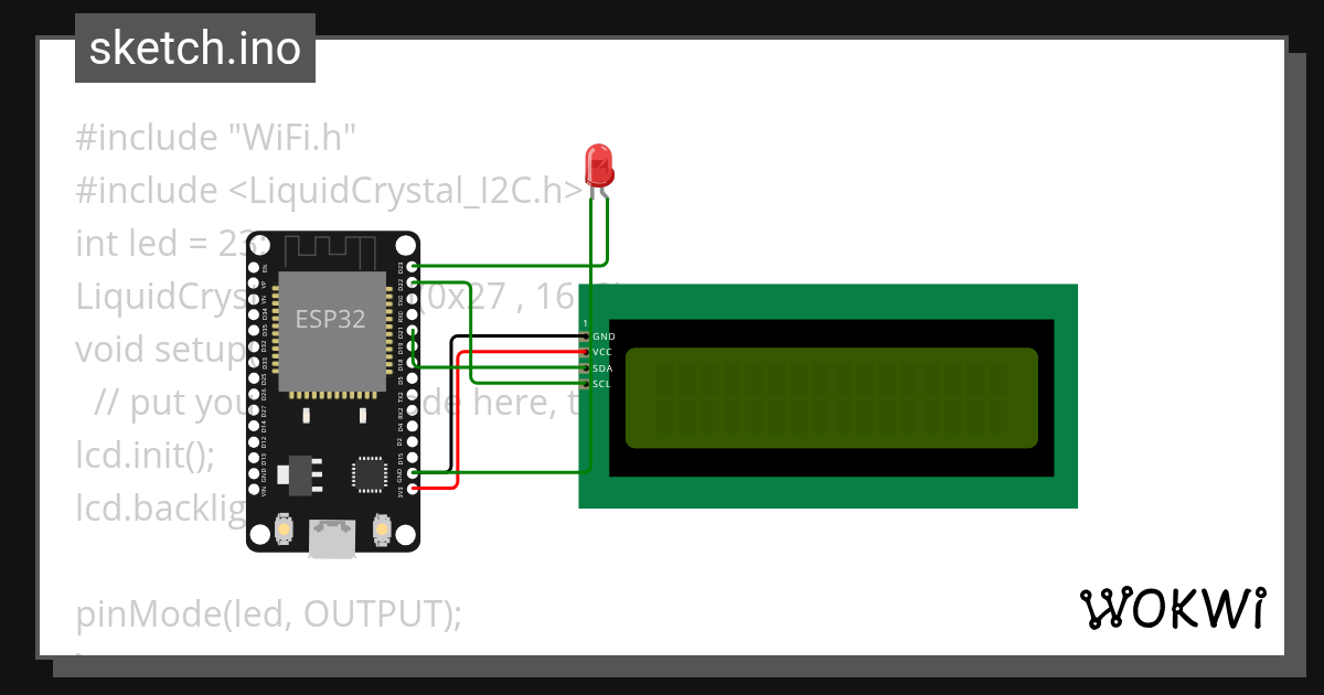 c291 - Wokwi ESP32, STM32, Arduino Simulator