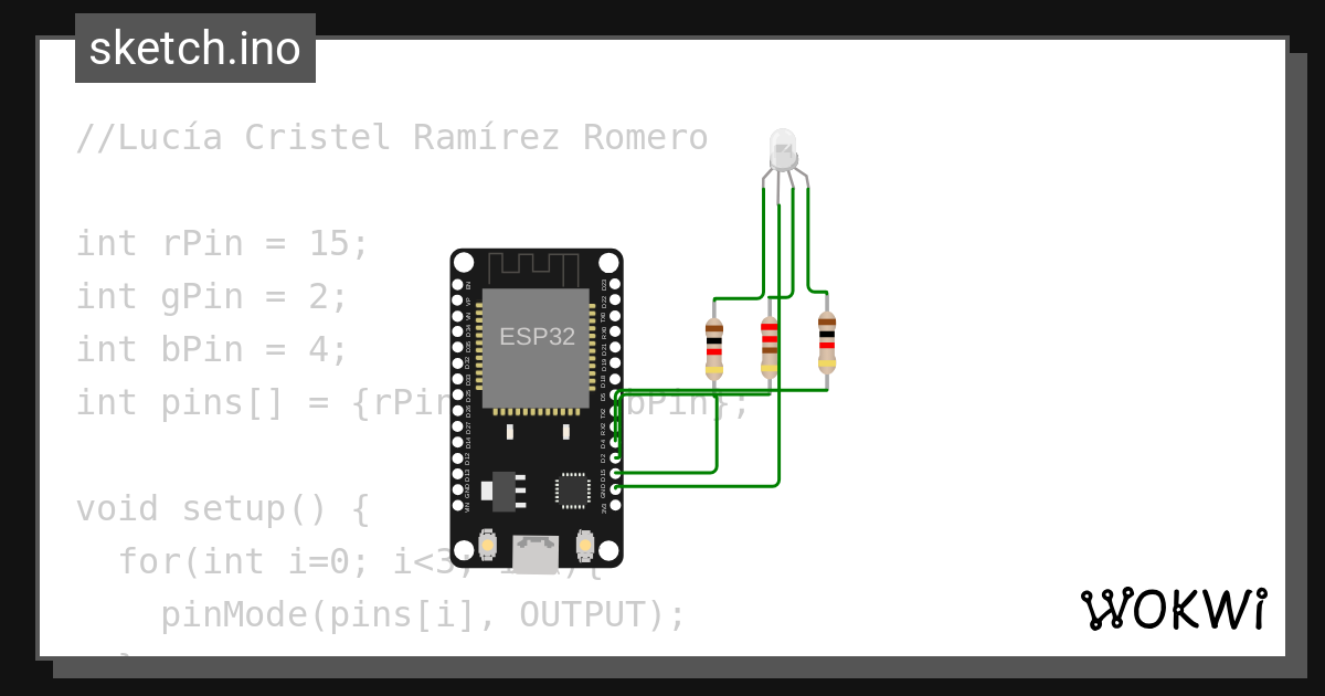 Colors Wokwi Esp32 Stm32 Arduino Simulator 
