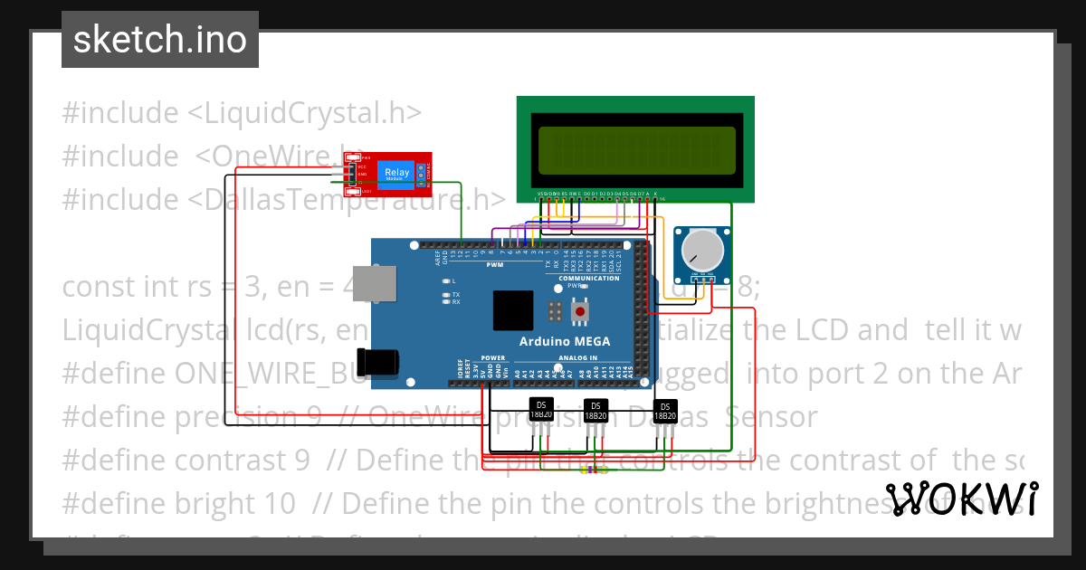 Drain Solenoid Valve Real - Wokwi ESP32, STM32, Arduino Simulator