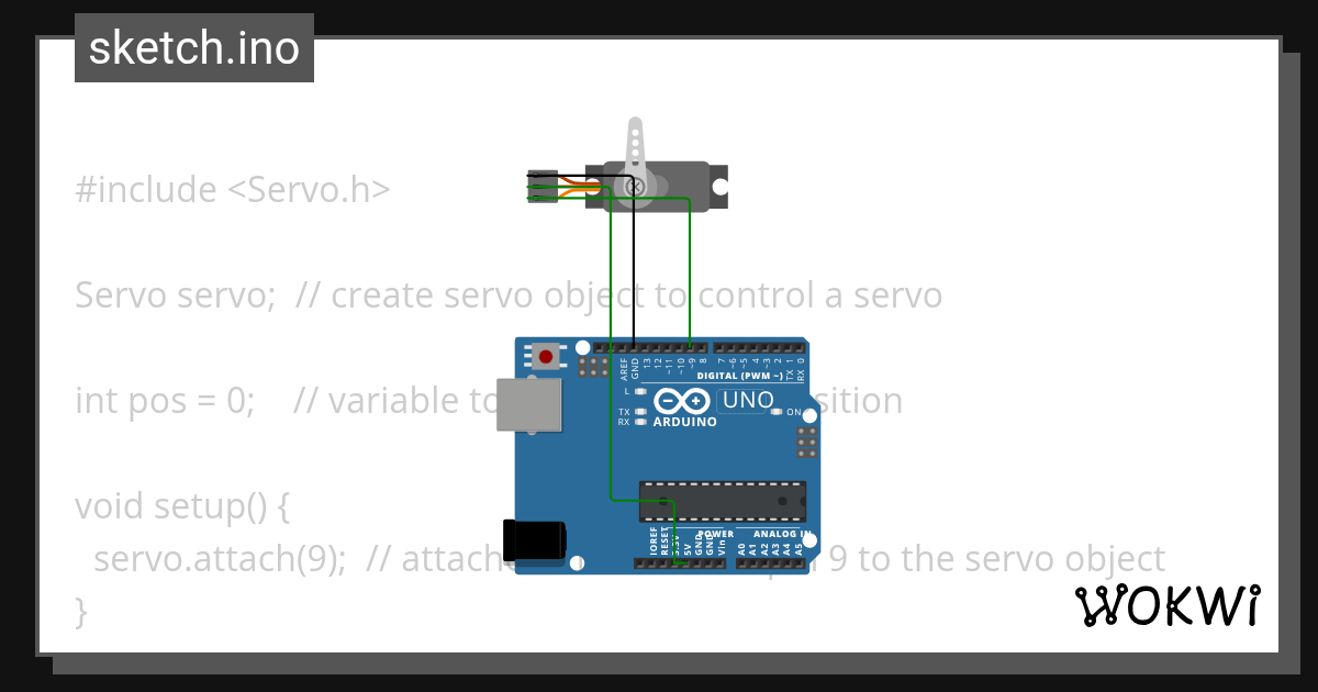 servo - Wokwi ESP32, STM32, Arduino Simulator