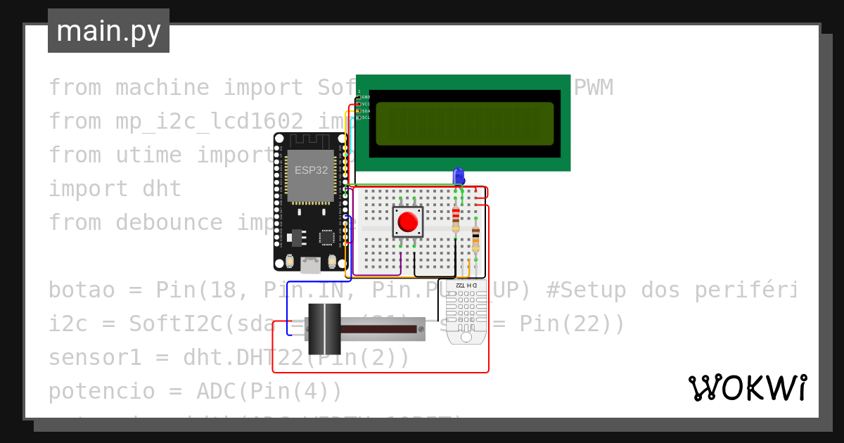True I²c Wokwi Esp32 Stm32 Arduino Simulator