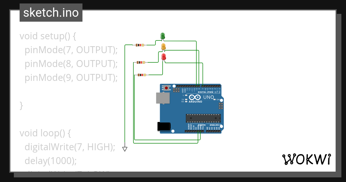 Ex 1 Wokwi Esp32 Stm32 Arduino Simulator 5346