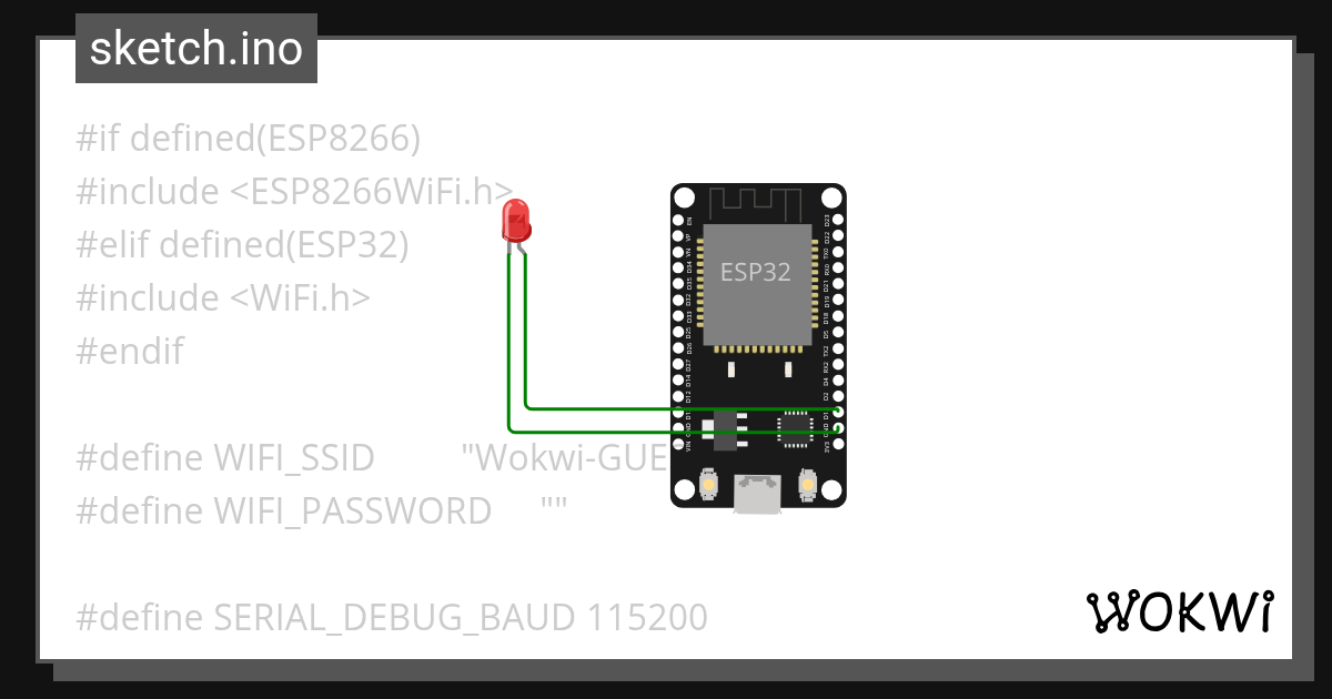 Project 3 - Wokwi ESP32, STM32, Arduino Simulator