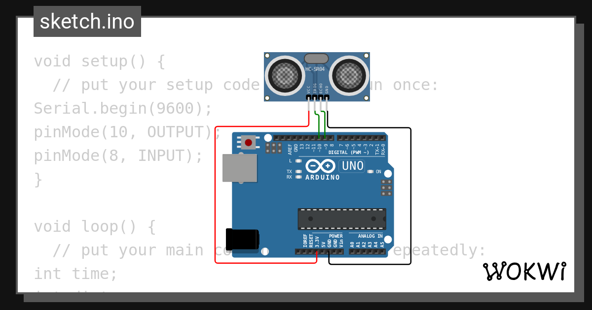 distance value - Wokwi ESP32, STM32, Arduino Simulator distance value - Wokwi ESP32, STM32, Arduino Simulator
