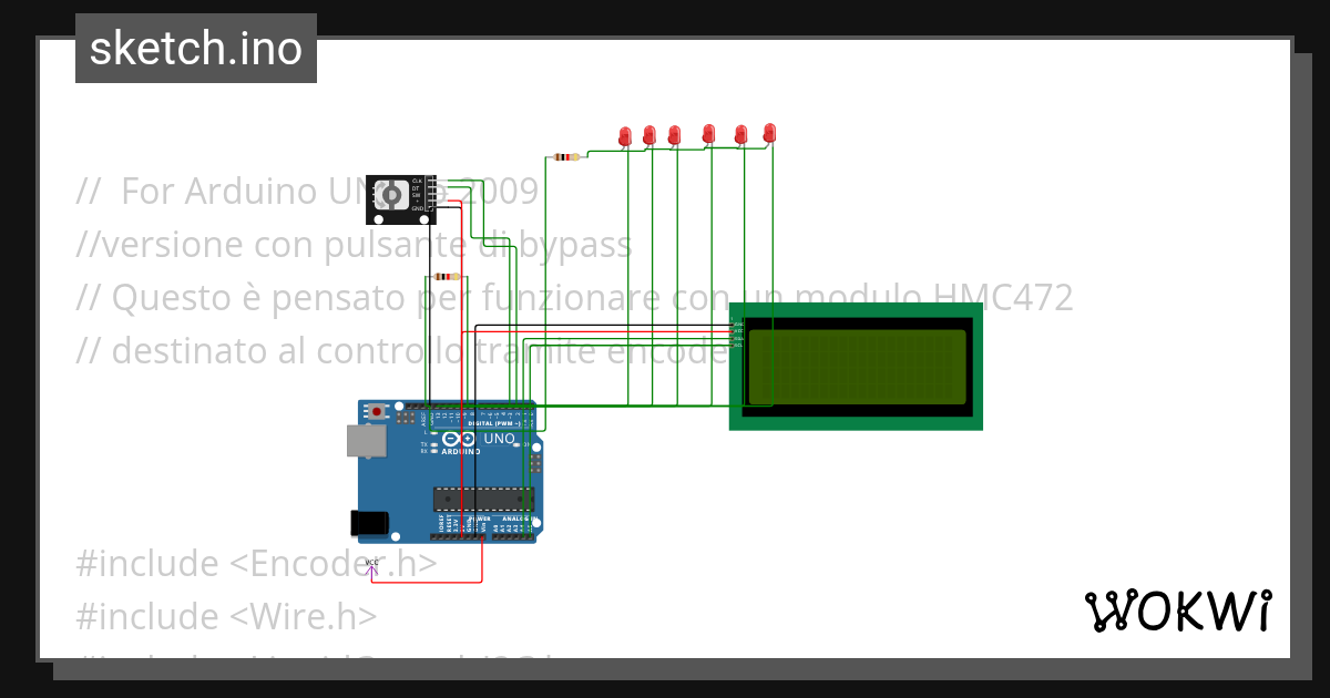 sketch.ino Copyattenuatore con HMC472 - Wokwi ESP32, STM32, Arduino ...