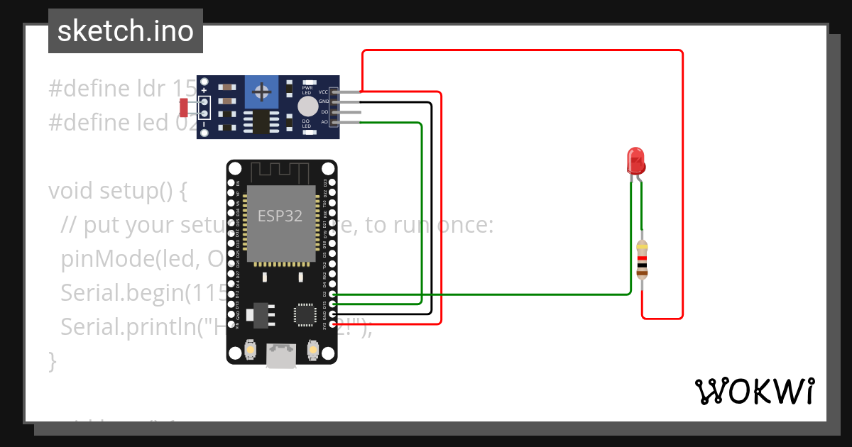 Kodingan Ldr Dan Led Wokwi Esp32 Stm32 Arduino Simulator 2799