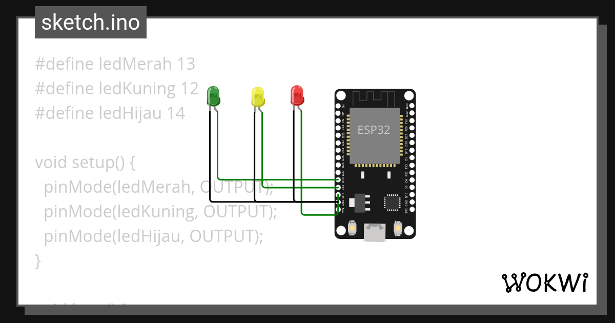 P1.1 - Wokwi ESP32, STM32, Arduino Simulator