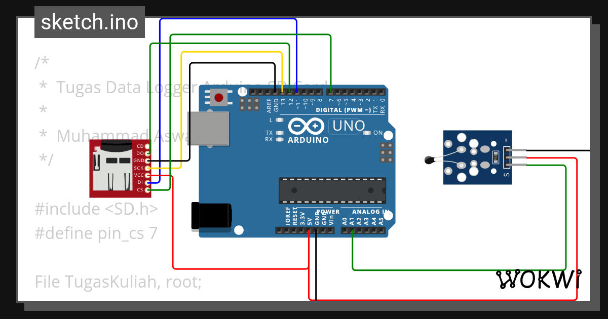 Tugas 1 Mikrokontroler - Wokwi ESP32, STM32, Arduino Simulator