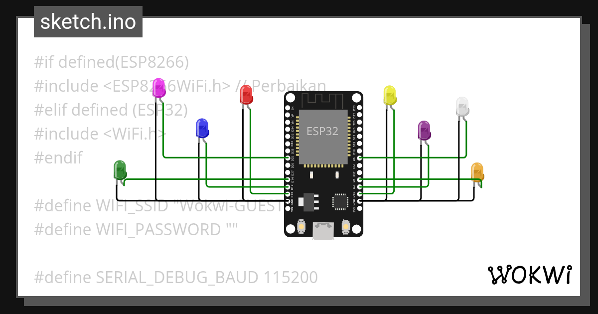 Miniprojek 1 Wokwi Esp32 Stm32 Arduino Simulator 3464