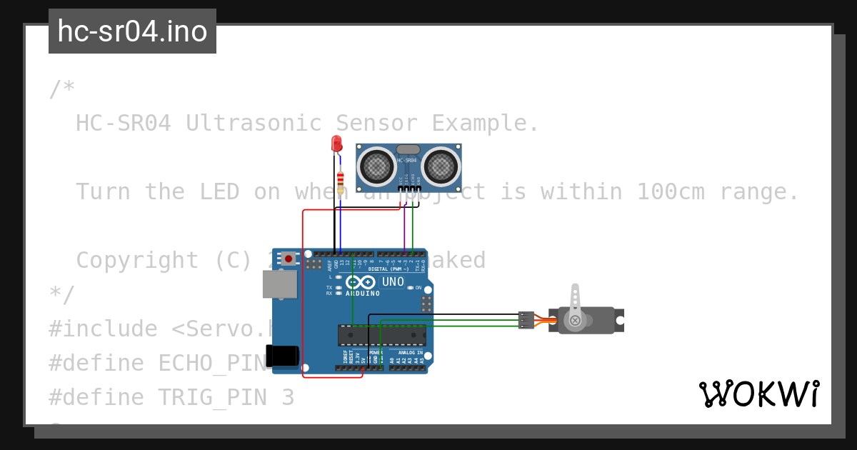ถังขยะอัตโนมัติino Wokwi Esp32 Stm32 Arduino Simulator 2020