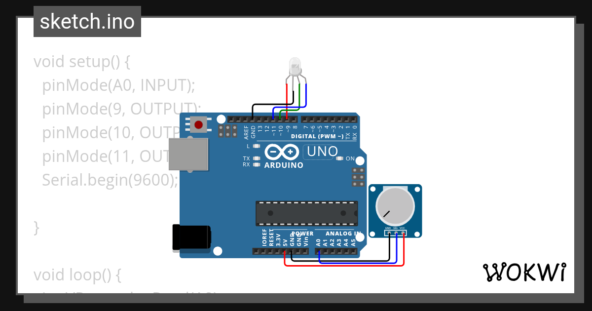 Potentiometer นายธนวิชญ์ ธนะฤกษ์ เลขที่ 25 - Wokwi ESP32, STM32 ...