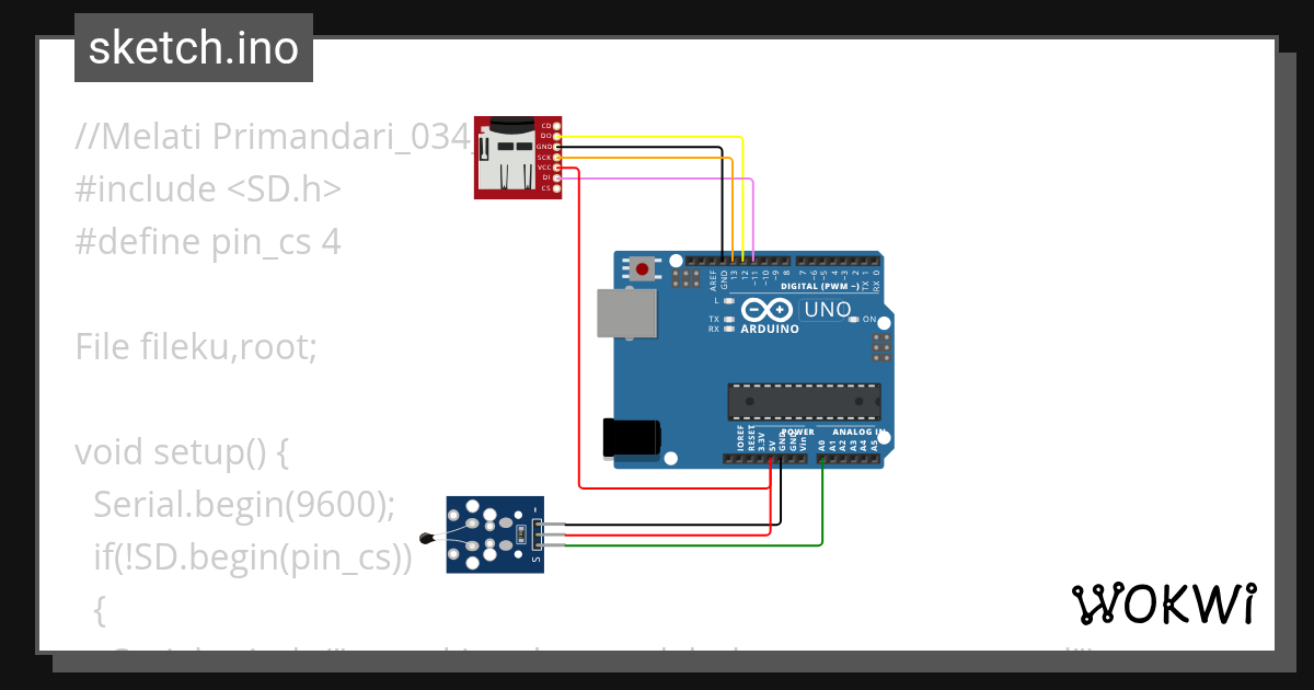 Data Logger 9 Wokwi Esp32 Stm32 Arduino Simulator