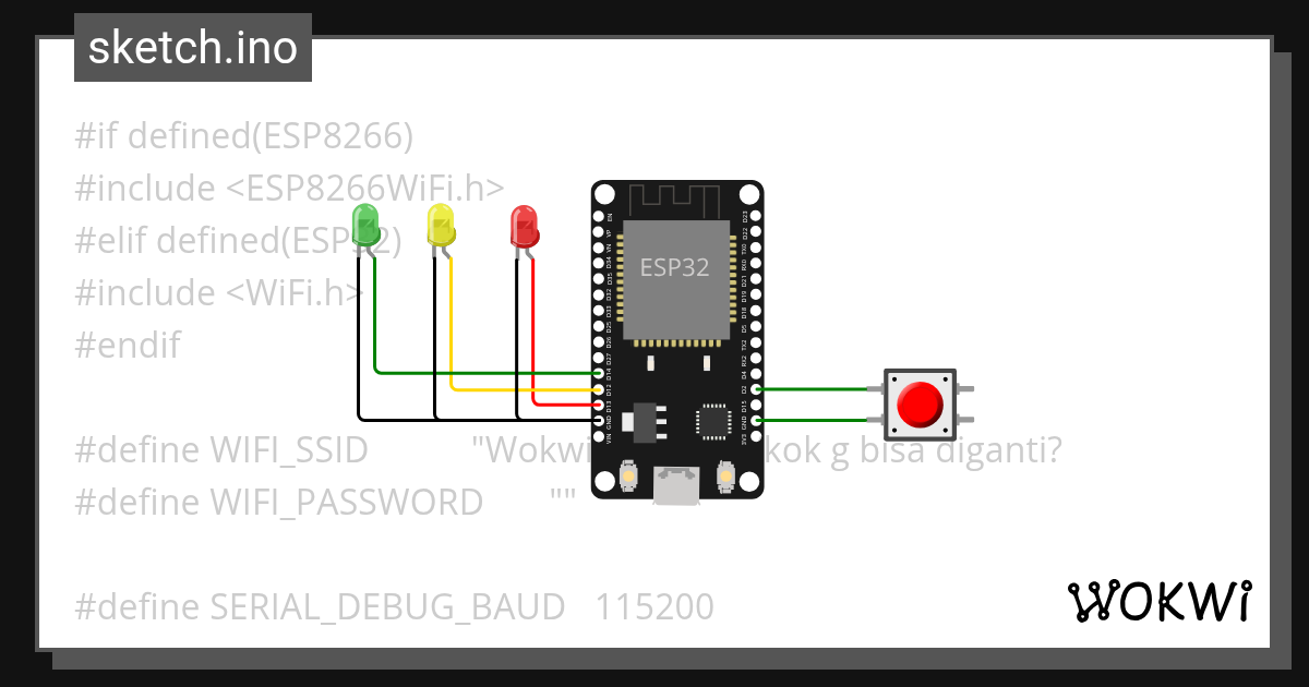 Wifi Scan Esp 32 With Button Wokwi Esp32 Stm32 Arduino Simulator 3319