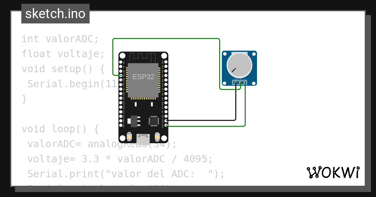 Potenciometro Wokwi Esp32 Stm32 Arduino Simulator 1486