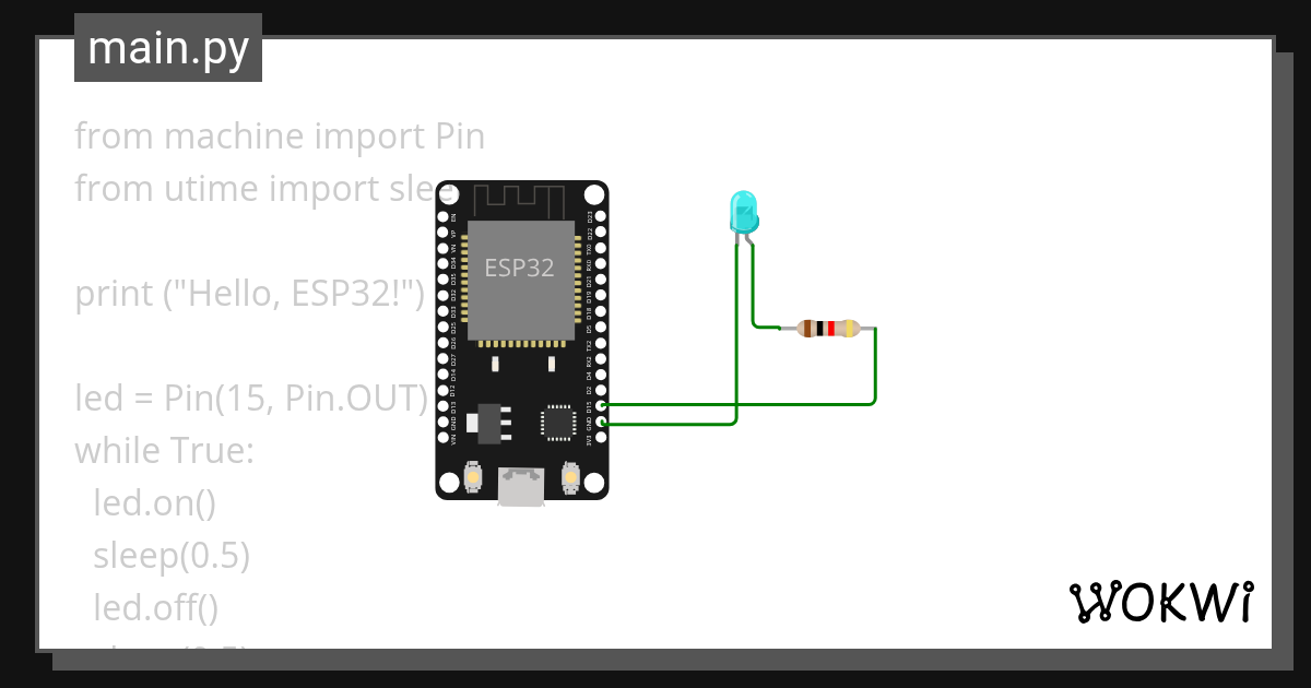 Micropython Versi 2 Wokwi Esp32 Stm32 Arduino Simulator