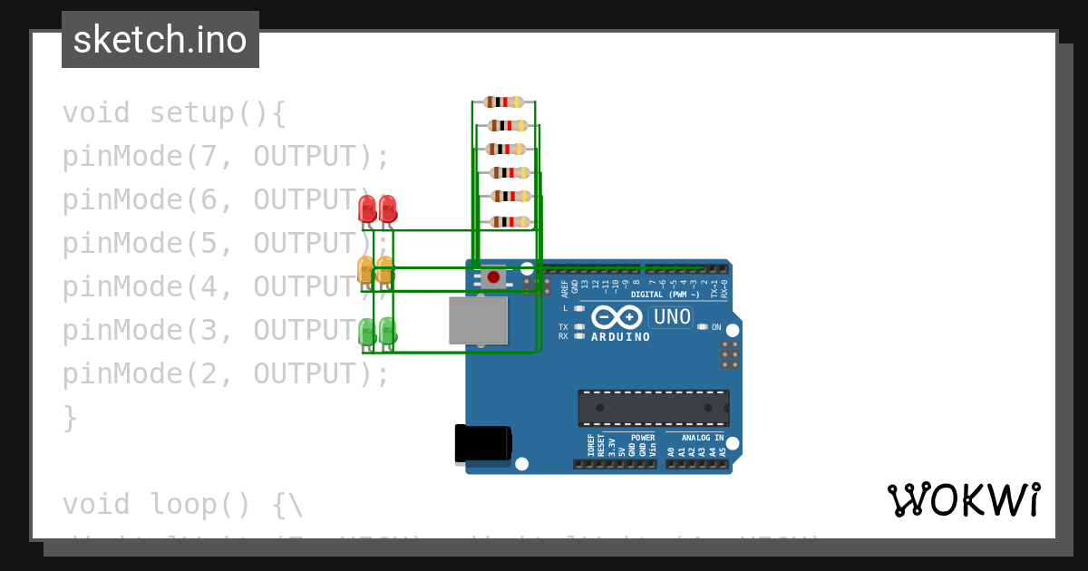 Stoplicht Wokwi Esp32 Stm32 Arduino Simulator 5797