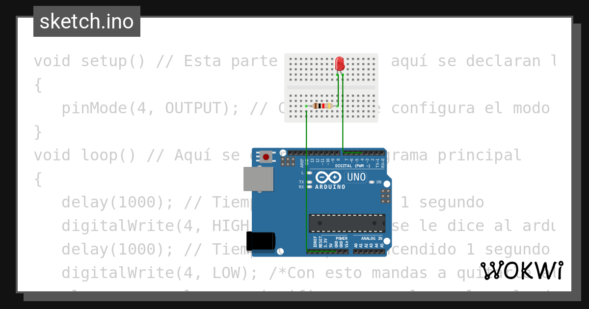 Blink Copy Wokwi Esp32 Stm32 Arduino Simulator 9495