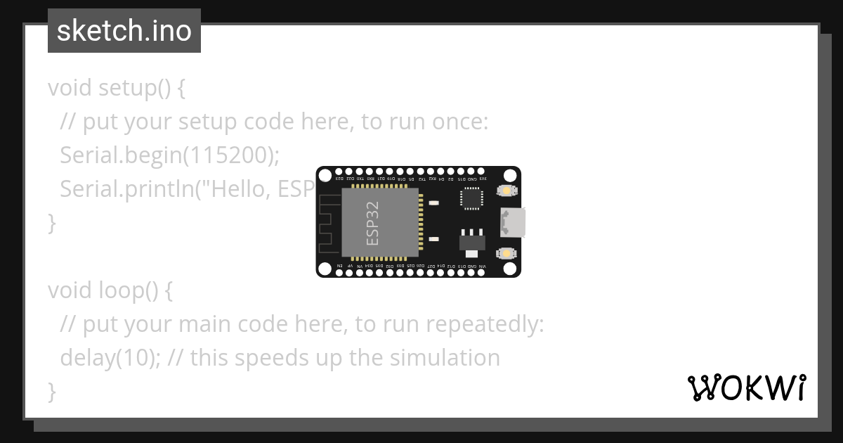 12 - Wokwi ESP32, STM32, Arduino Simulator