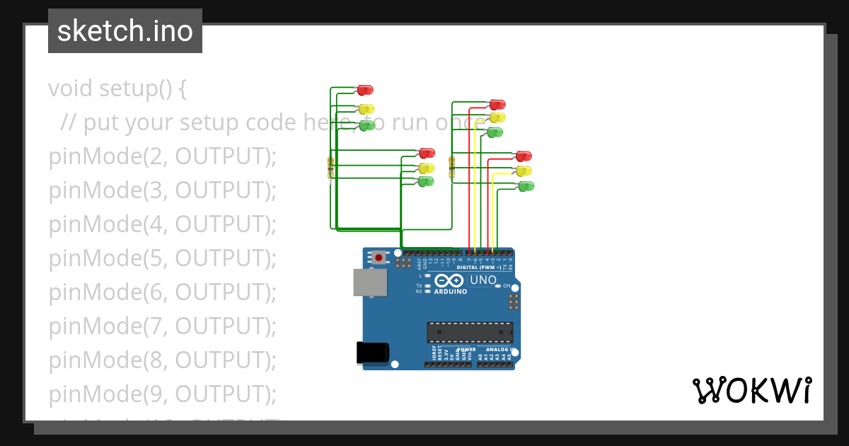 Project Lampu Merah Copy Wokwi Esp32 Stm32 Arduino Simulator 6113