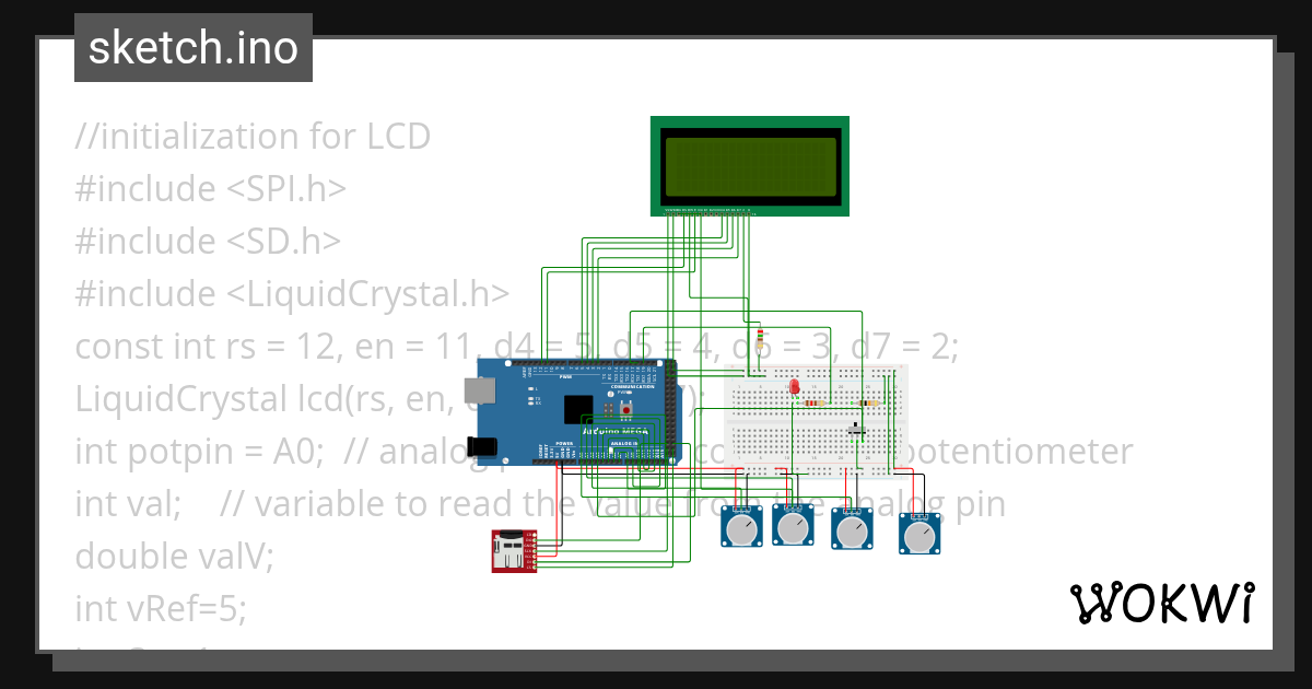 Voltage_data_logging - Wokwi ESP32, STM32, Arduino Simulator