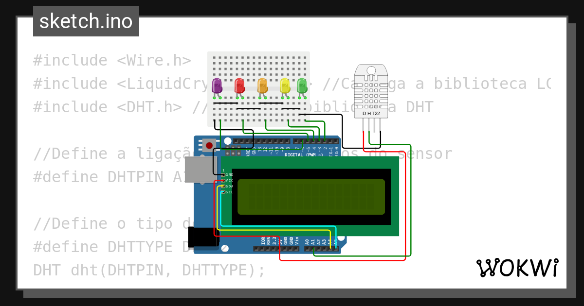 Heat Index C° Wokwi Esp32 Stm32 Arduino Simulator
