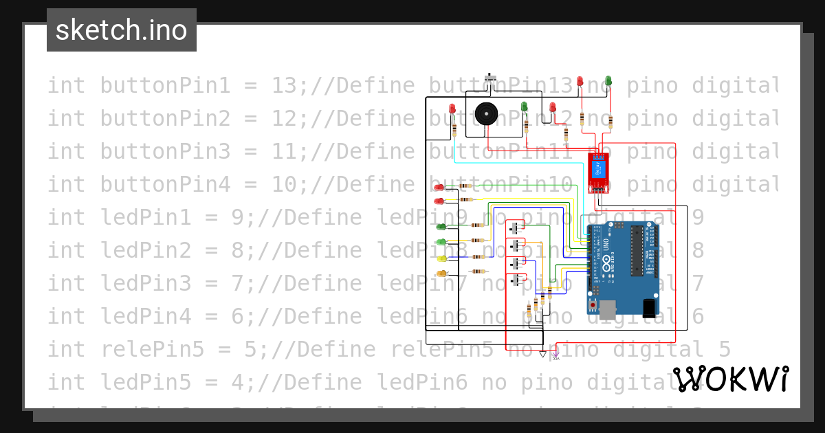 Caixa água 20 Wokwi Esp32 Stm32 Arduino Simulator