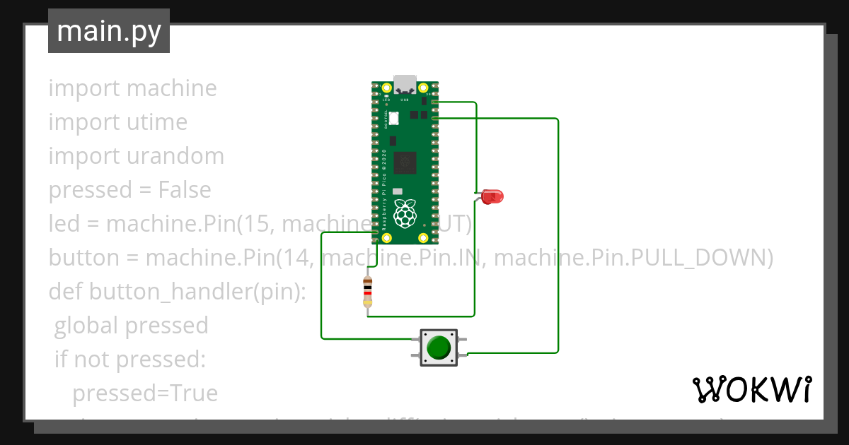 medindo tempo de reação - Wokwi ESP32, STM32, Arduino Simulator medindo tempo de reação - Wokwi ESP32, STM32, Arduino Simulator