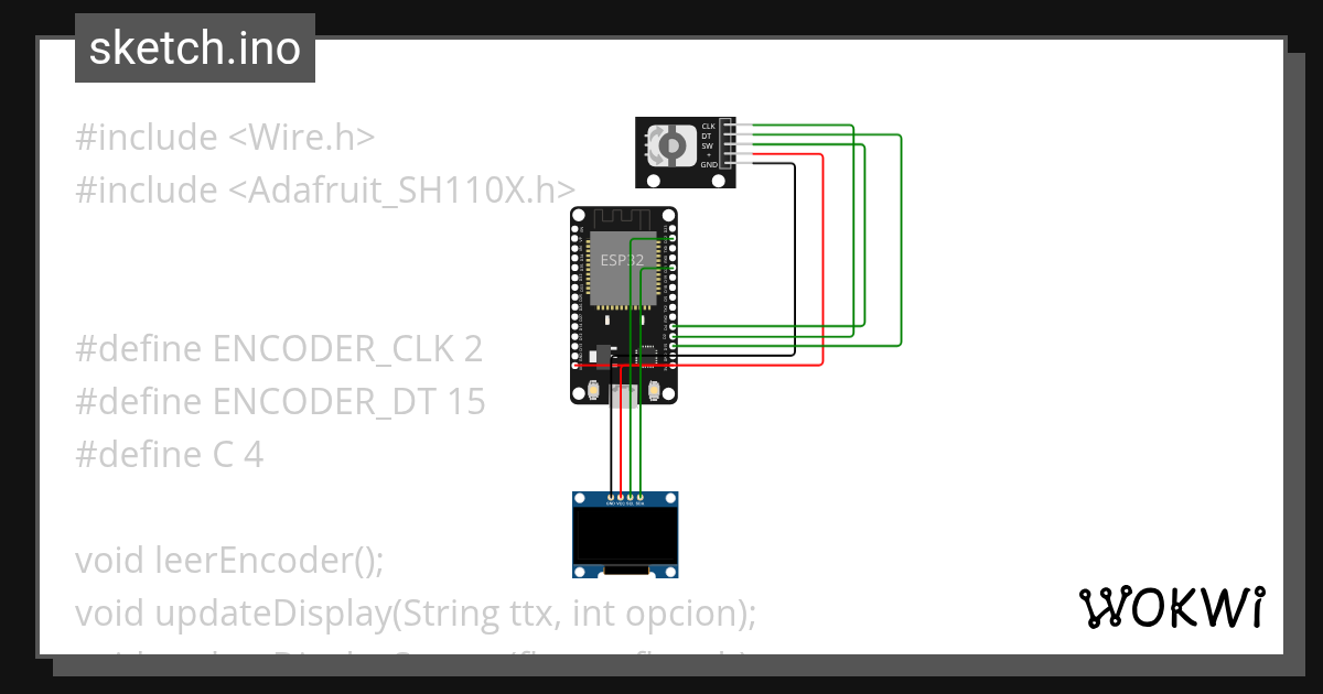 ENCODER Copy - Wokwi ESP32, STM32, Arduino Simulator