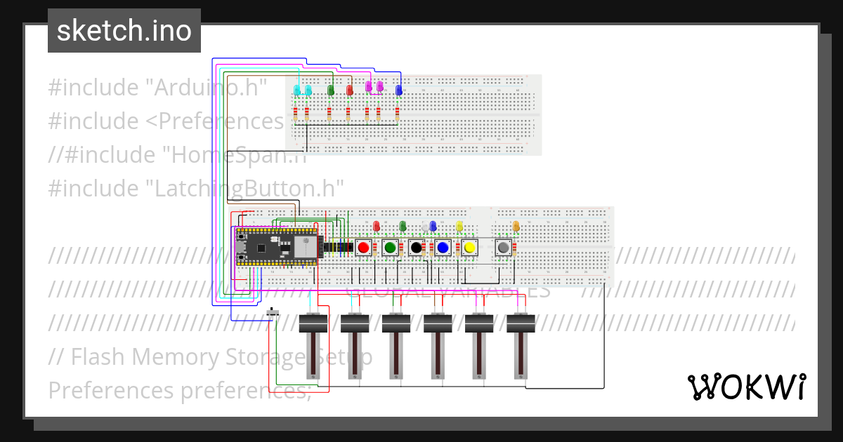 Push Button Test - Wokwi ESP32, STM32, Arduino Simulator
