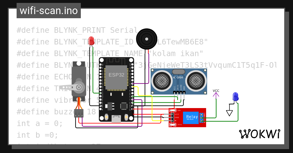 Edward Kontrol Pakan Ikan Wokwi Esp32 Stm32 Arduino Simulator