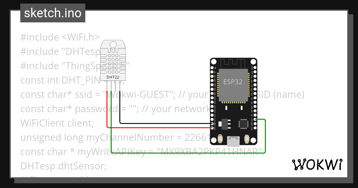 Dhtthingspeak Wokwi Esp32 Stm32 Arduino Simulator