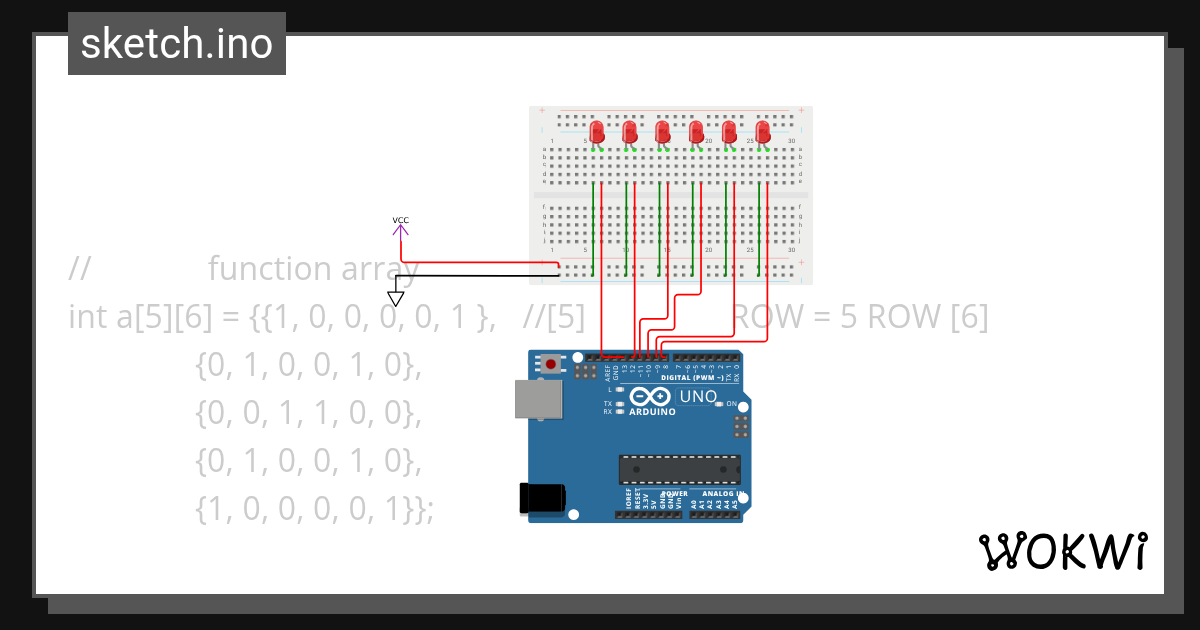2VAL ARRAY FUNCTION two dimention (11-9-66) Copy (2) - Wokwi ESP32 ...