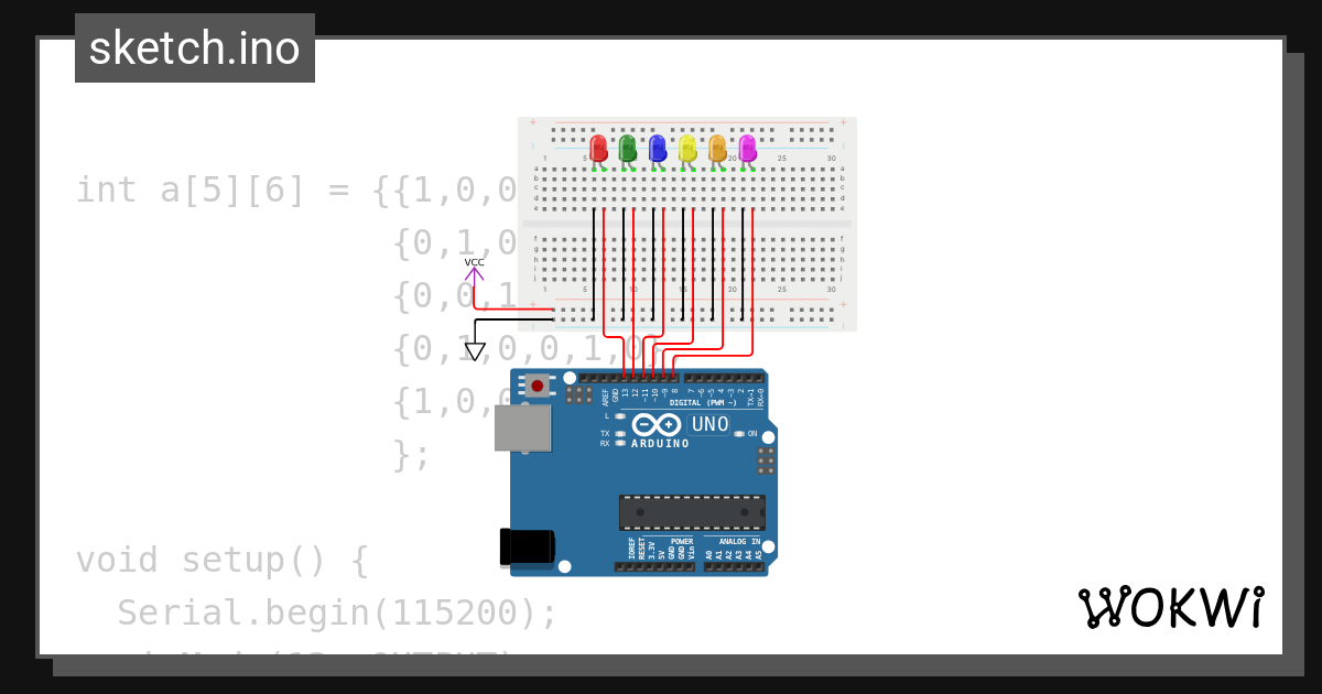 Array 2 Dimension Copy Wokwi Esp32 Stm32 Arduino Simulator
