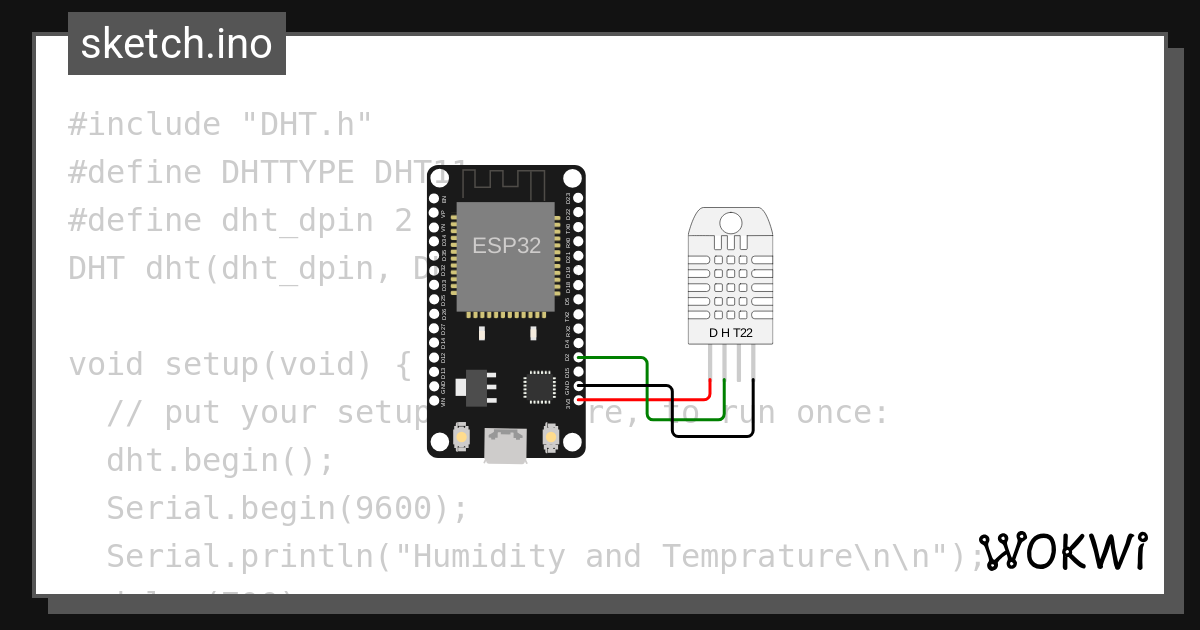 Humiditysensor Wokwi Esp32 Stm32 Arduino Simulator 6613