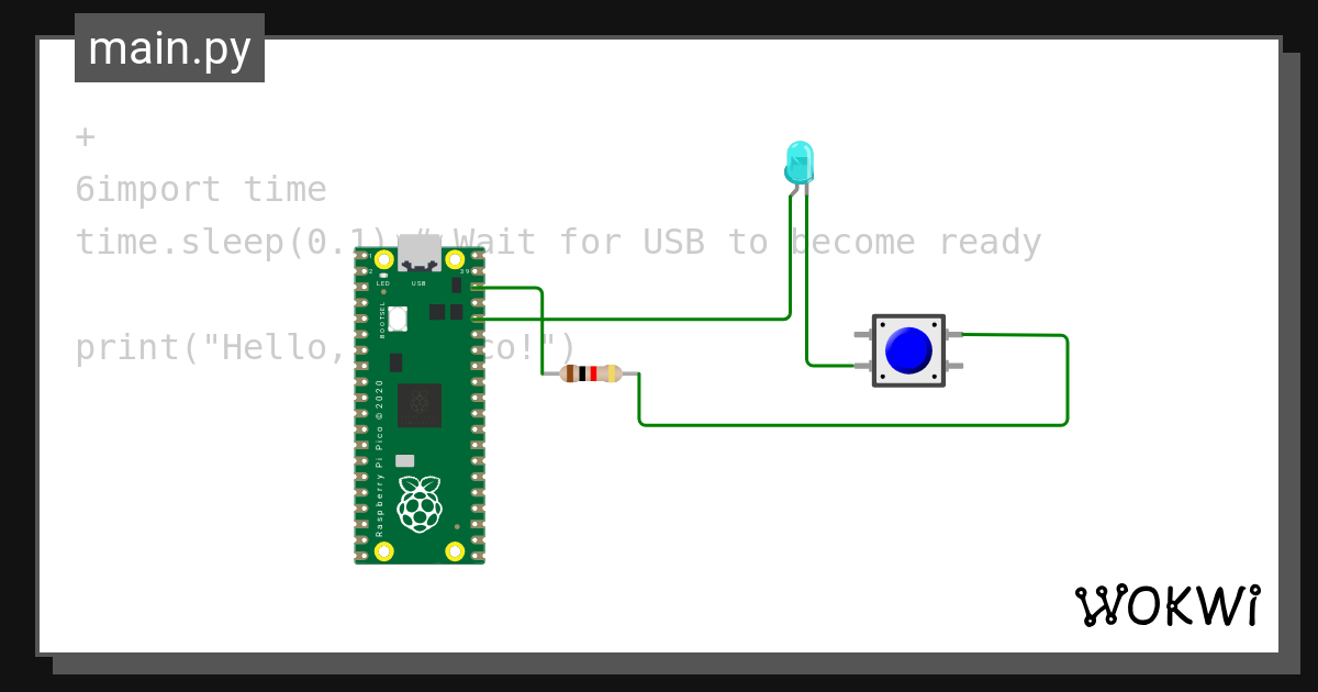 Ledboton Wokwi Esp32 Stm32 Arduino Simulator 