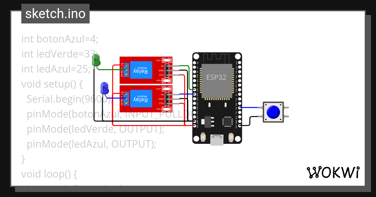 Practica15 - Wokwi ESP32, STM32, Arduino Simulator Practica15 - Wokwi ESP32, STM32, Arduino Simulator
