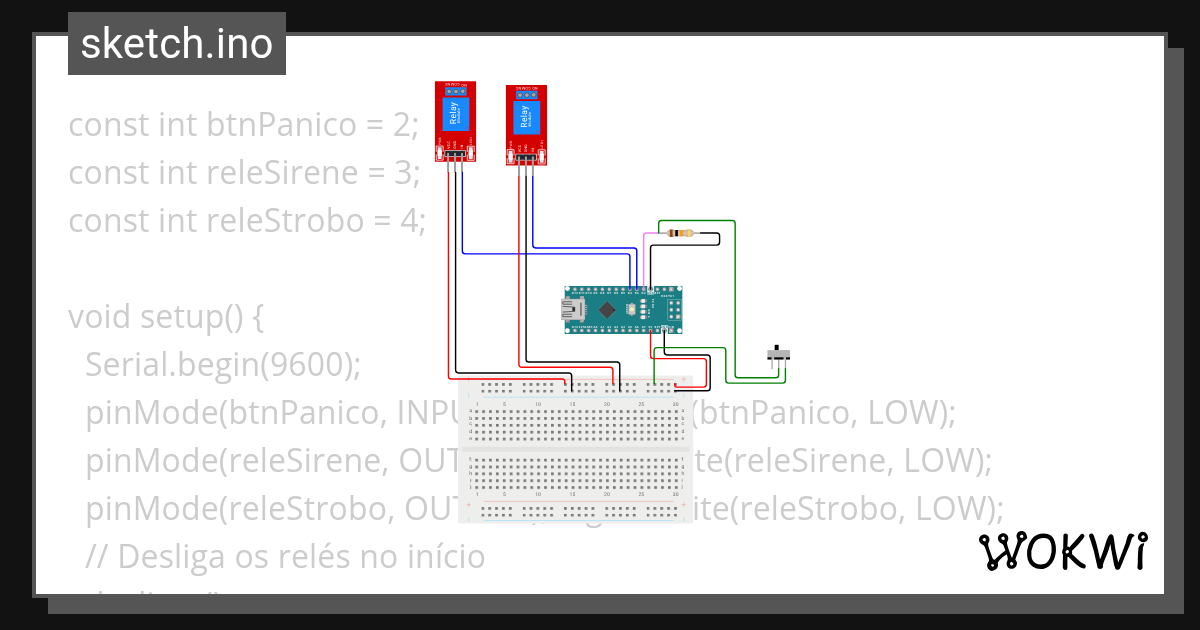 Relay And Switch Wokwi Esp32 Stm32 Arduino Simulator 8065