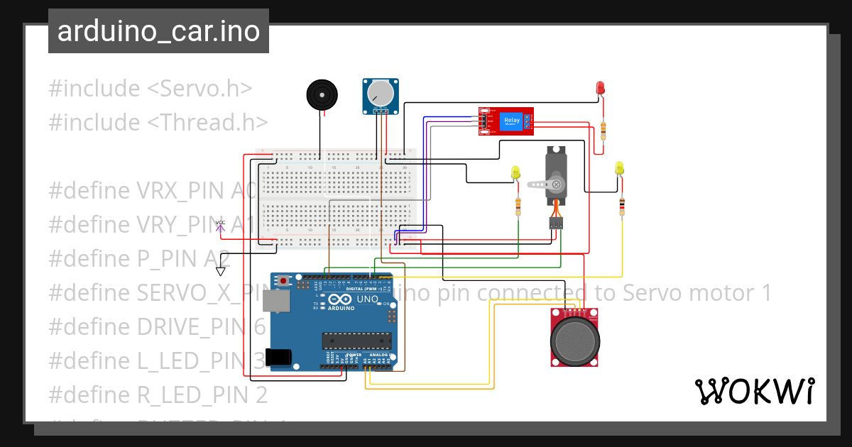 arduino_car - Wokwi ESP32, STM32, Arduino Simulator