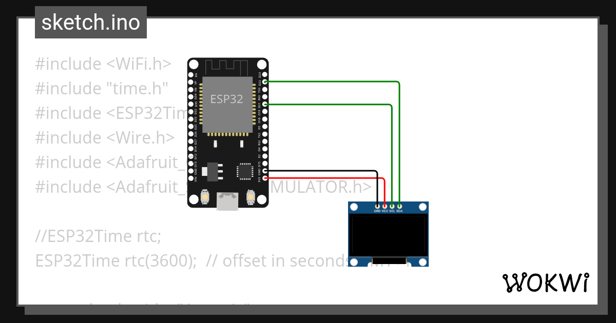 reloj - Wokwi ESP32, STM32, Arduino Simulator