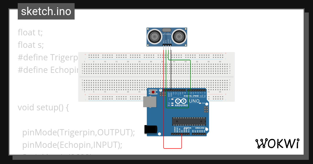 Distance Sensor Wokwi Esp32 Stm32 Arduino Simulator 7339