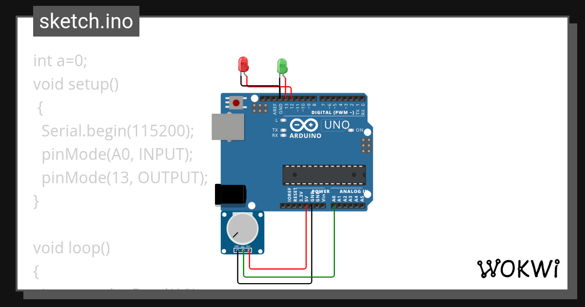 Analog Sensor Readingpotentiometer Wokwi Esp32 Stm32 Arduino 7590