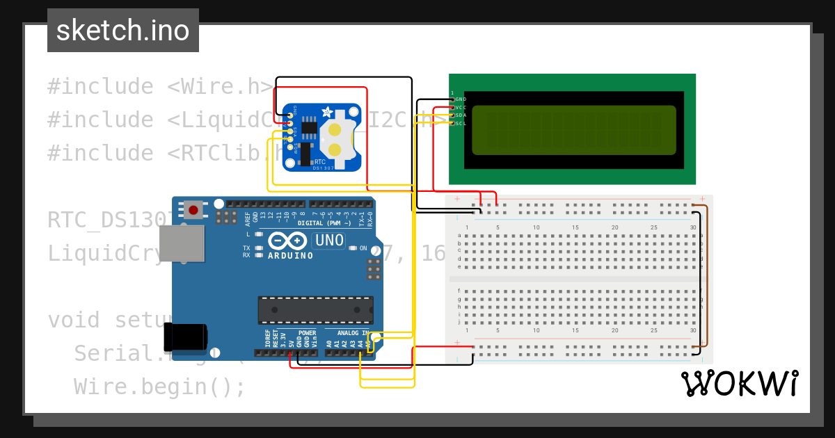 Jam Digital Wokwi Esp32 Stm32 Arduino Simulator 0586