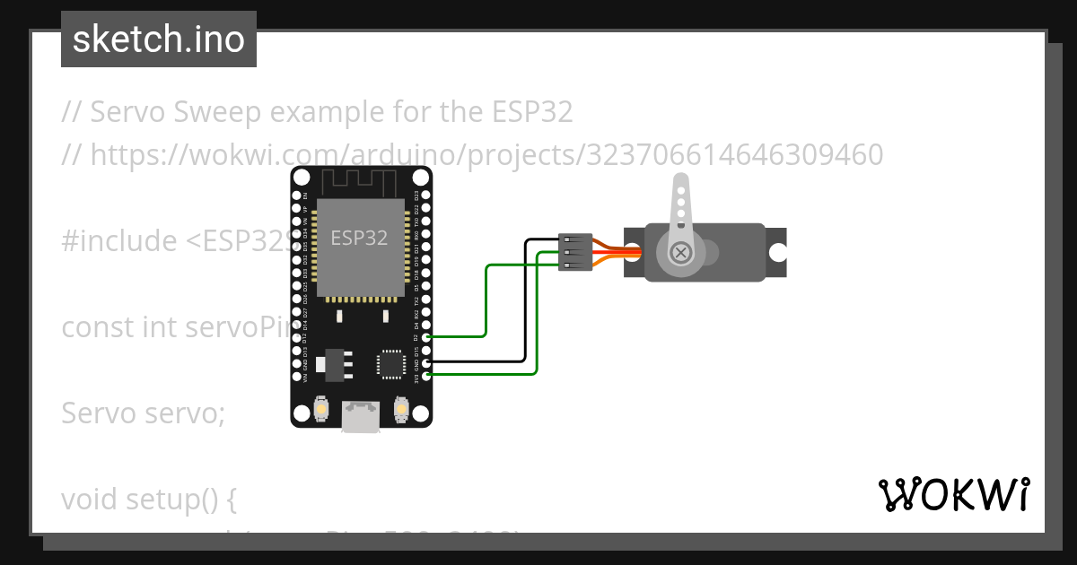 esp32 servo motor - Wokwi ESP32, STM32, Arduino Simulator esp32 servo motor - Wokwi ESP32, STM32, Arduino Simulator