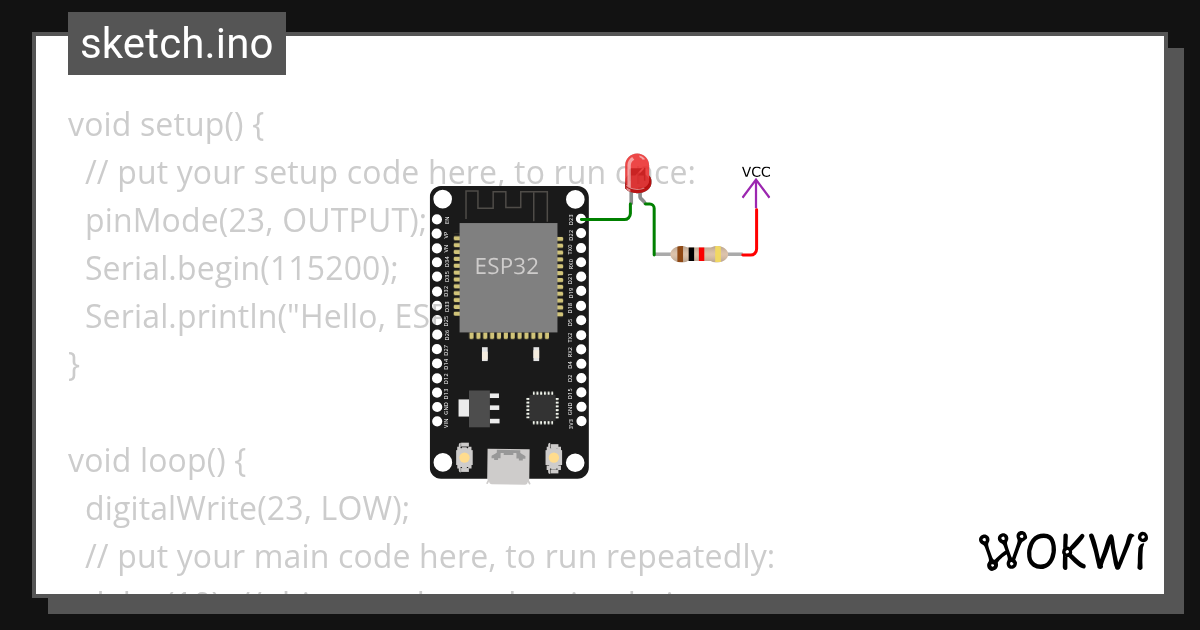 first - Wokwi ESP32, STM32, Arduino Simulator