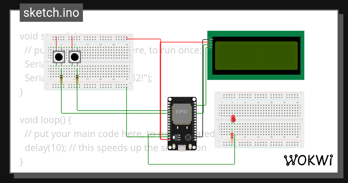 ejercicio 4 - Wokwi ESP32, STM32, Arduino Simulator ejercicio 4 - Wokwi ESP32, STM32, Arduino Simulator