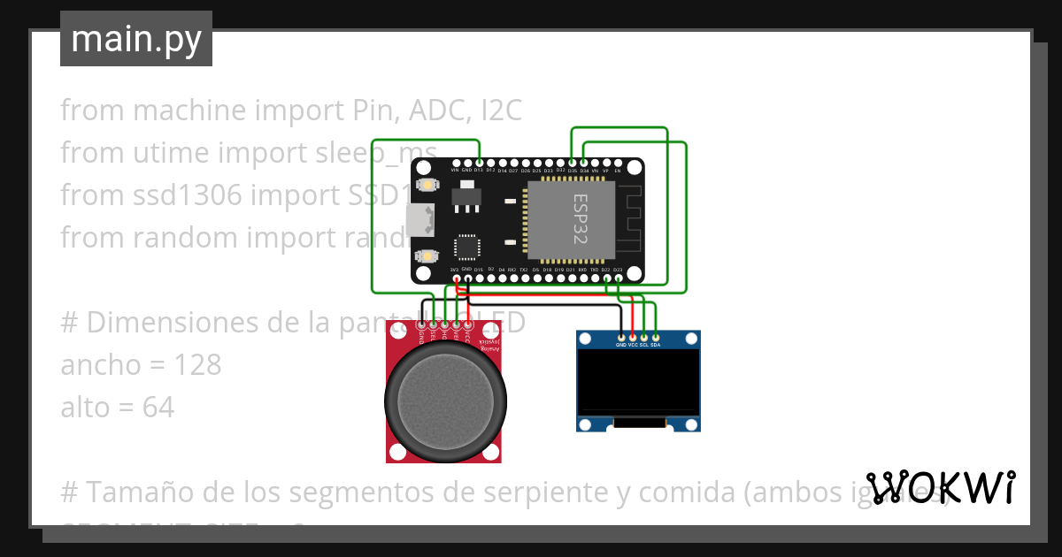 Snake - Wokwi ESP32, STM32, Arduino Simulator