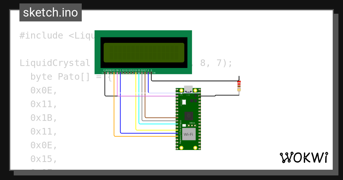 Lcd Normal Copy Wokwi Esp32 Stm32 Arduino Simulator
