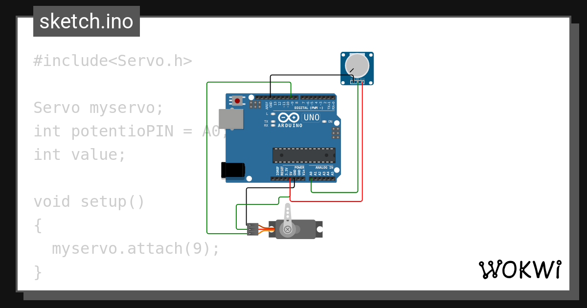 Servo Potentiometer Copy Wokwi Esp32 Stm32 Arduino Simulator 