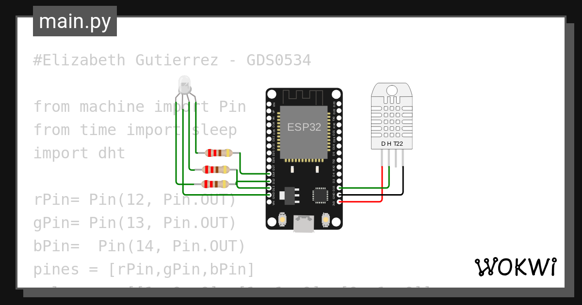 Ej3 Simulador Sensor Wokwi Esp32 Stm32 Arduino Simulator